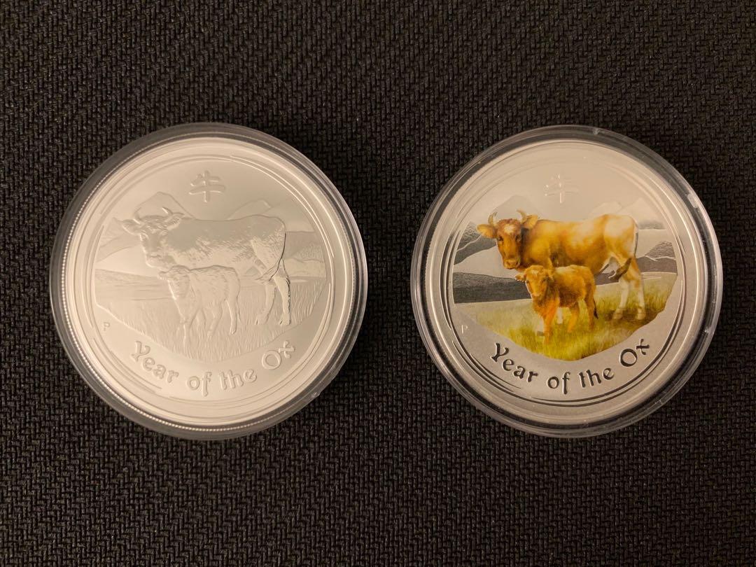 2009 Ox Lunar Silver, Hobbies & Toys, Memorabilia & Collectibles ...