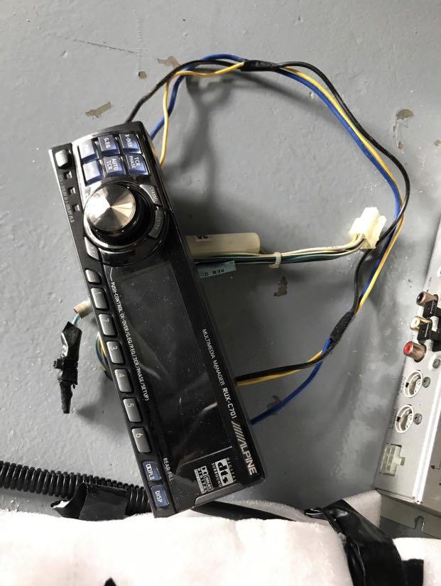Alpine H701 + Controller, Car Accessories, Accessories on Carousell