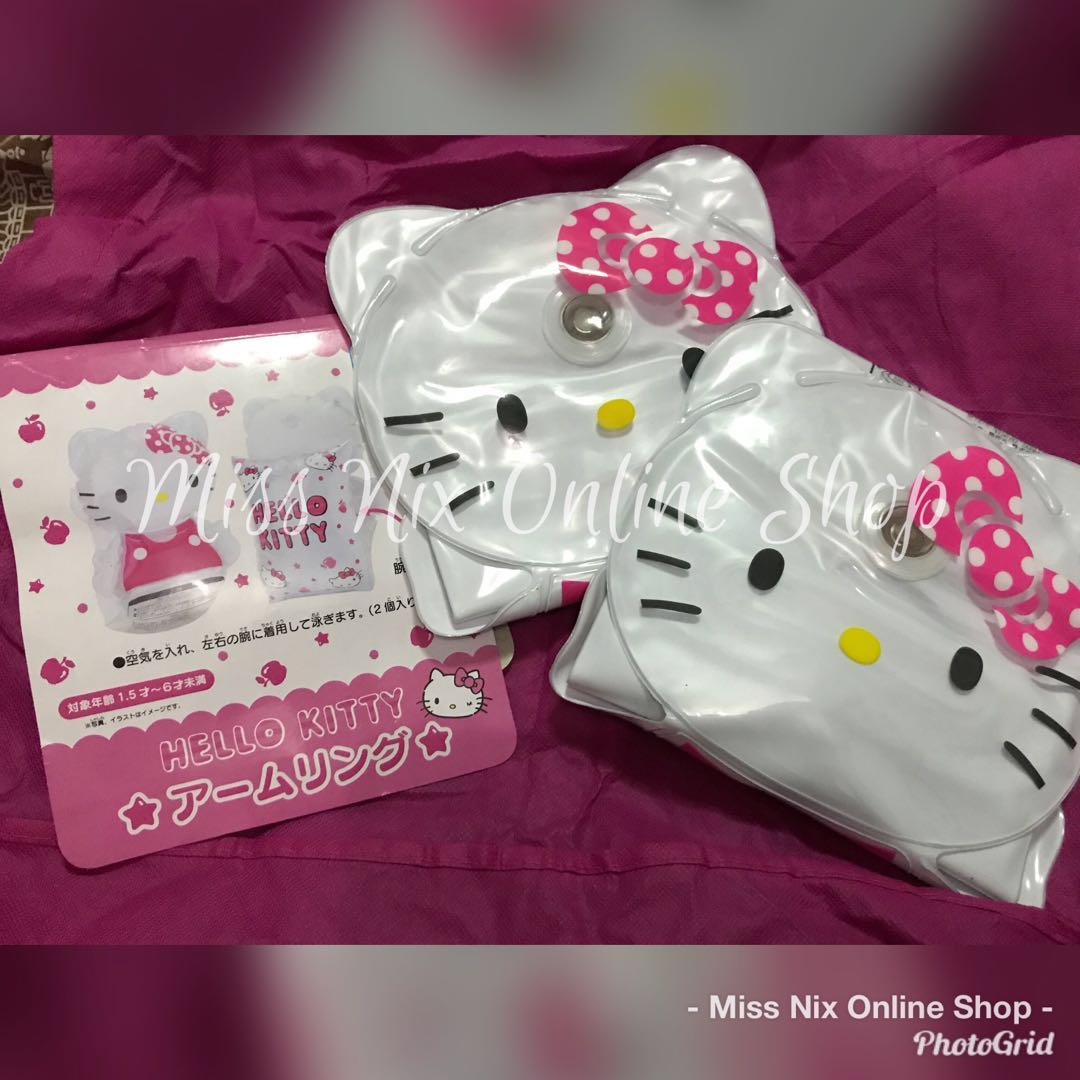 Authentic Sanrio Hello Kitty Arm Band, Babies & Kids, Bathing ...