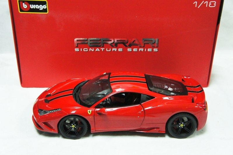 Bburago Signature Ferrari 458 Speciale 1:18, Hobbies & Toys ...