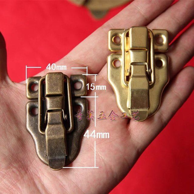 Big Size Jewelry Box Latch Hasp Hook Hinge, Furniture & Home Living ...
