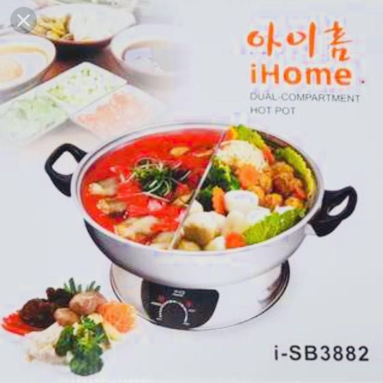 Brand New Dual Compartment Hotpot, TV & Home Appliances, Kitchen ...