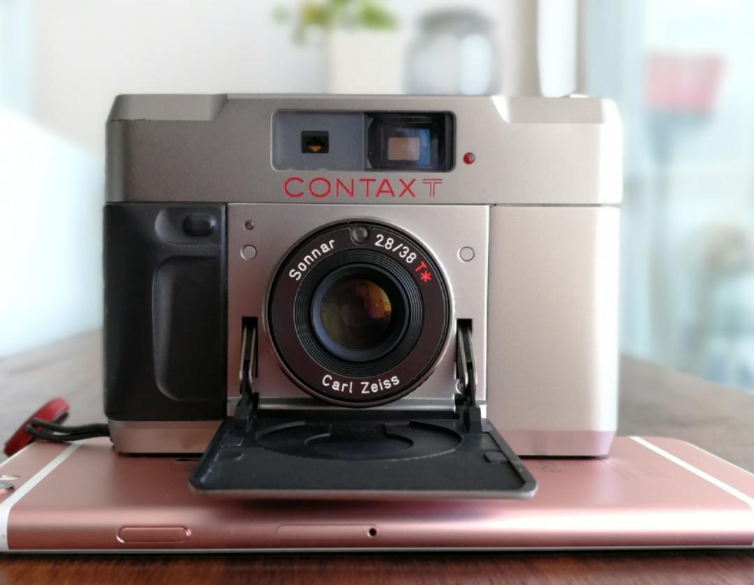 Contax T compact 35mm film RangeFinder camera, Photography, Cameras on ...
