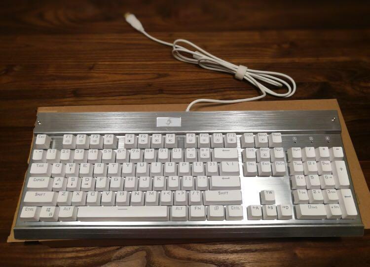 Eagletec KG011 Mechanical Keyboard, USB Wired Natural Ergonomic ...