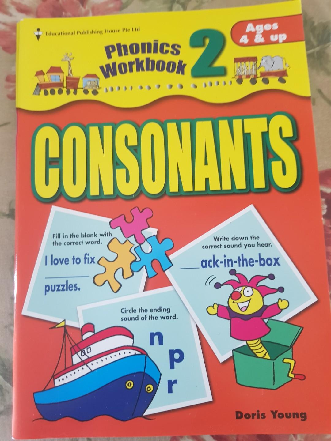 EPH Phonics Workbooks x 2, Hobbies & Toys, Books & Magazines ...