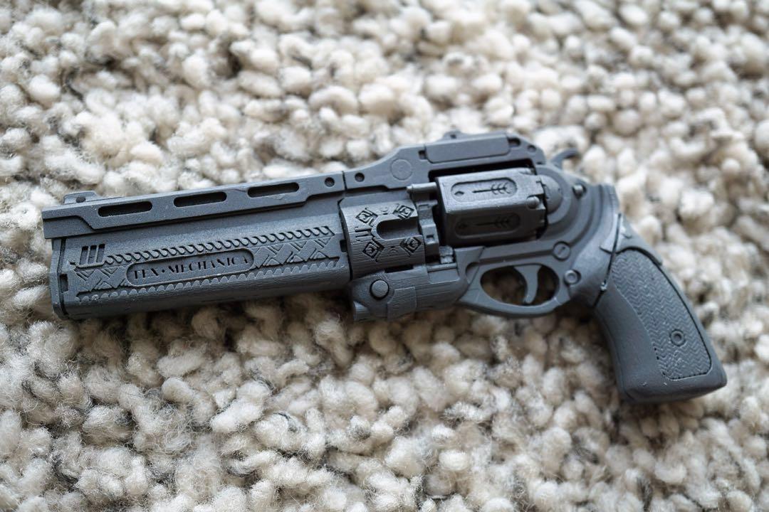 Gun prop Destiny Hand Cannon 3d printed collection, Hobbies & Toys ...