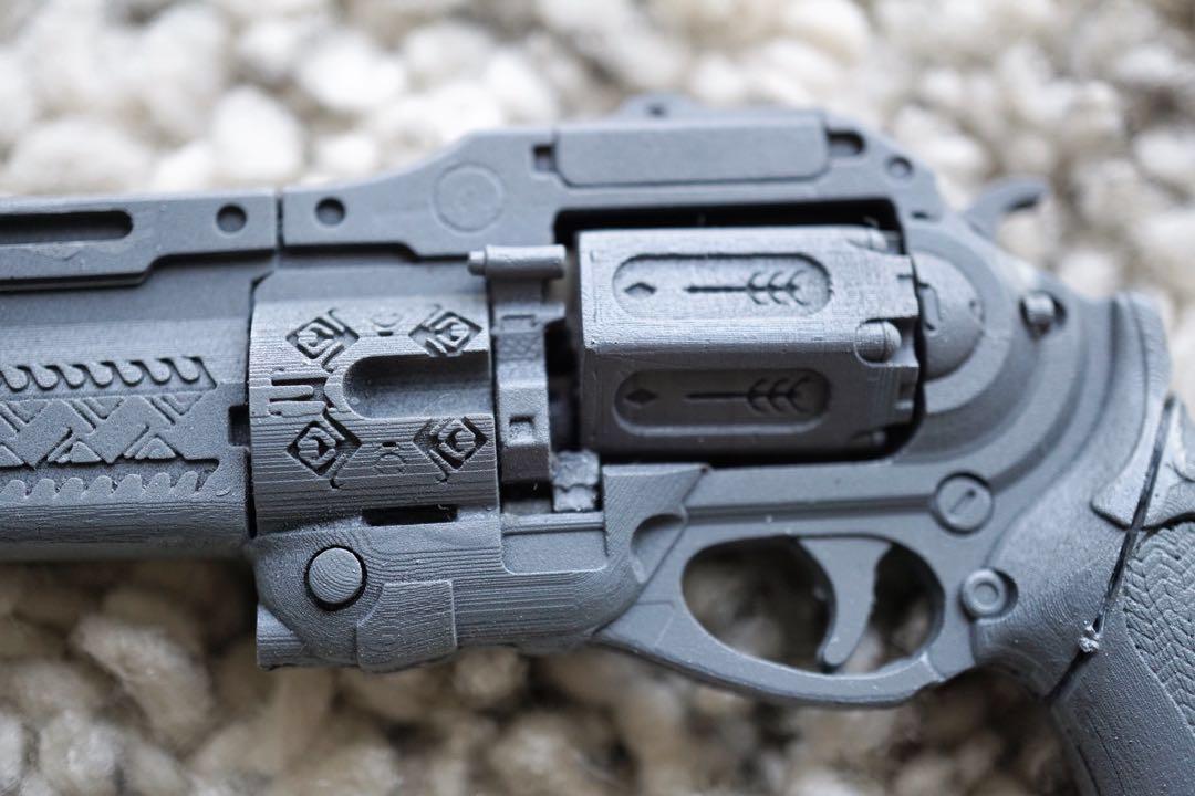 Gun prop Destiny Hand Cannon 3d printed collection, Hobbies & Toys ...
