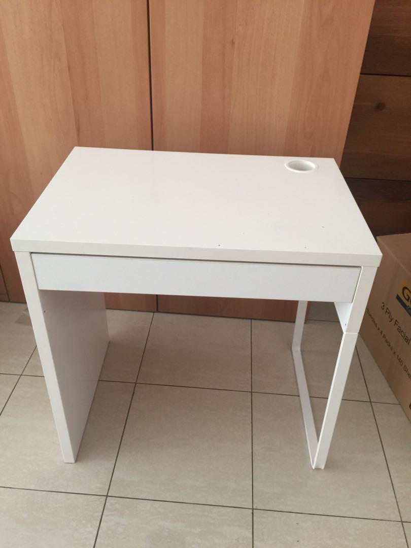 IKEA Micke Computer Desk, Furniture & Home Living, Furniture, Tables ...
