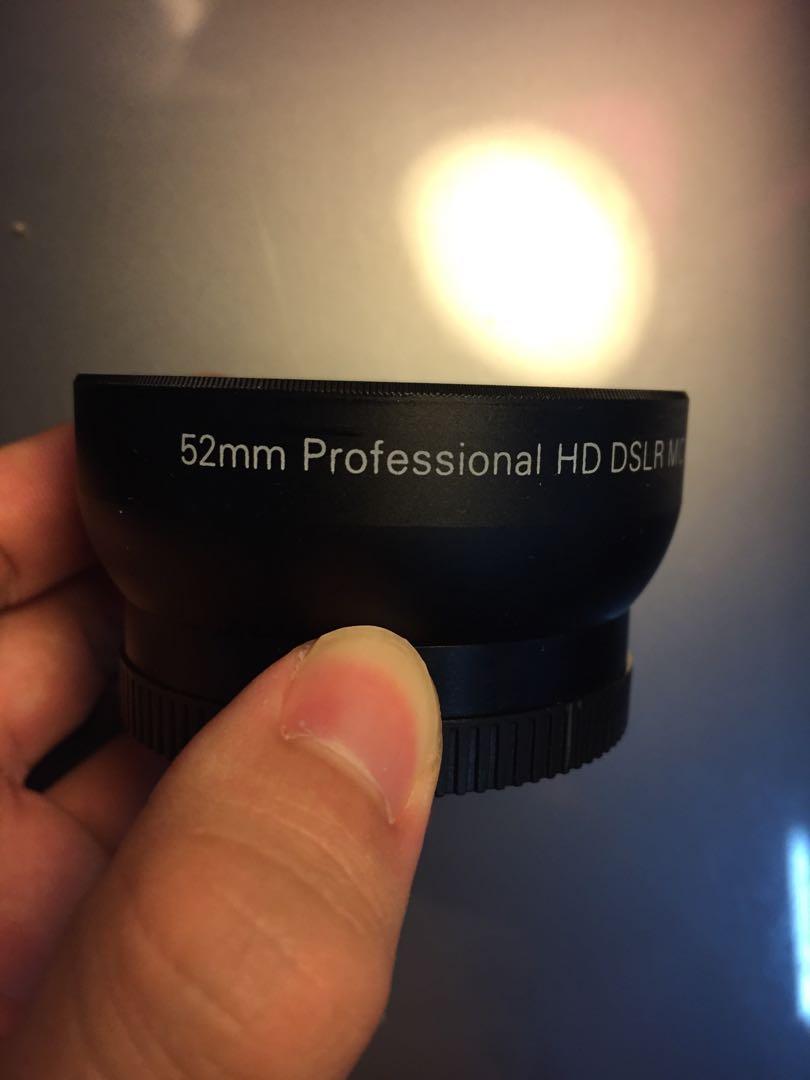 Lense/ lensa kamera macro 52mm professional HD DSLR MC AF 2X telephoto ...
