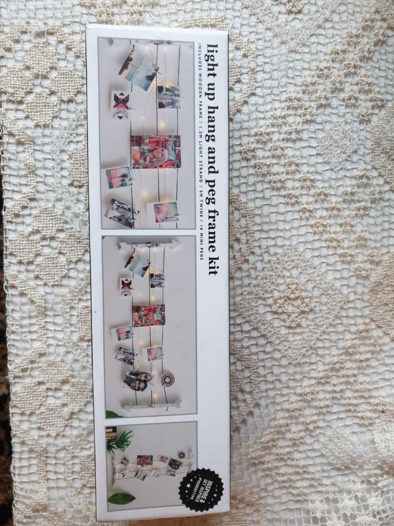 Light up hang and peg frame kit, Babies & Kids, Baby Nursery & Kids ...