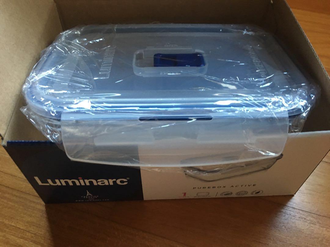 Luminarc glass tupper box, Furniture & Home Living, Kitchenware ...