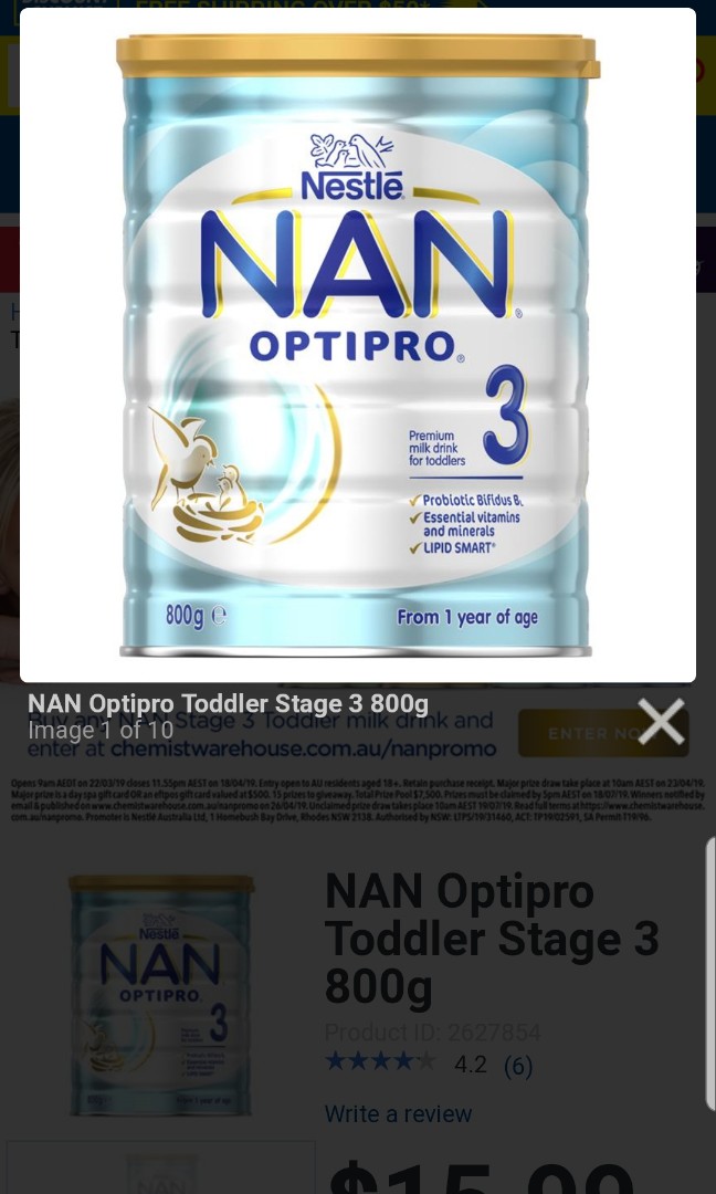 Nan Optipro 3, Babies & Kids, Nursing & Feeding, Weaning & Toddler ...