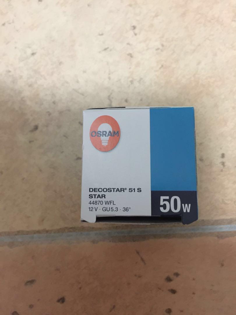OSRAM Decostar 51 Light Bulb, Furniture & Home Living, Lighting & Fans ...