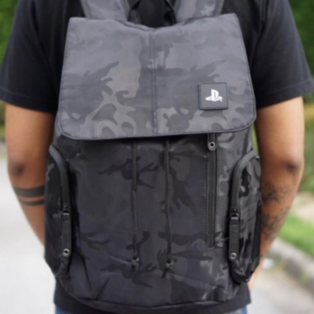 Playstation 4 Camo Backpack, Everything Else on Carousell
