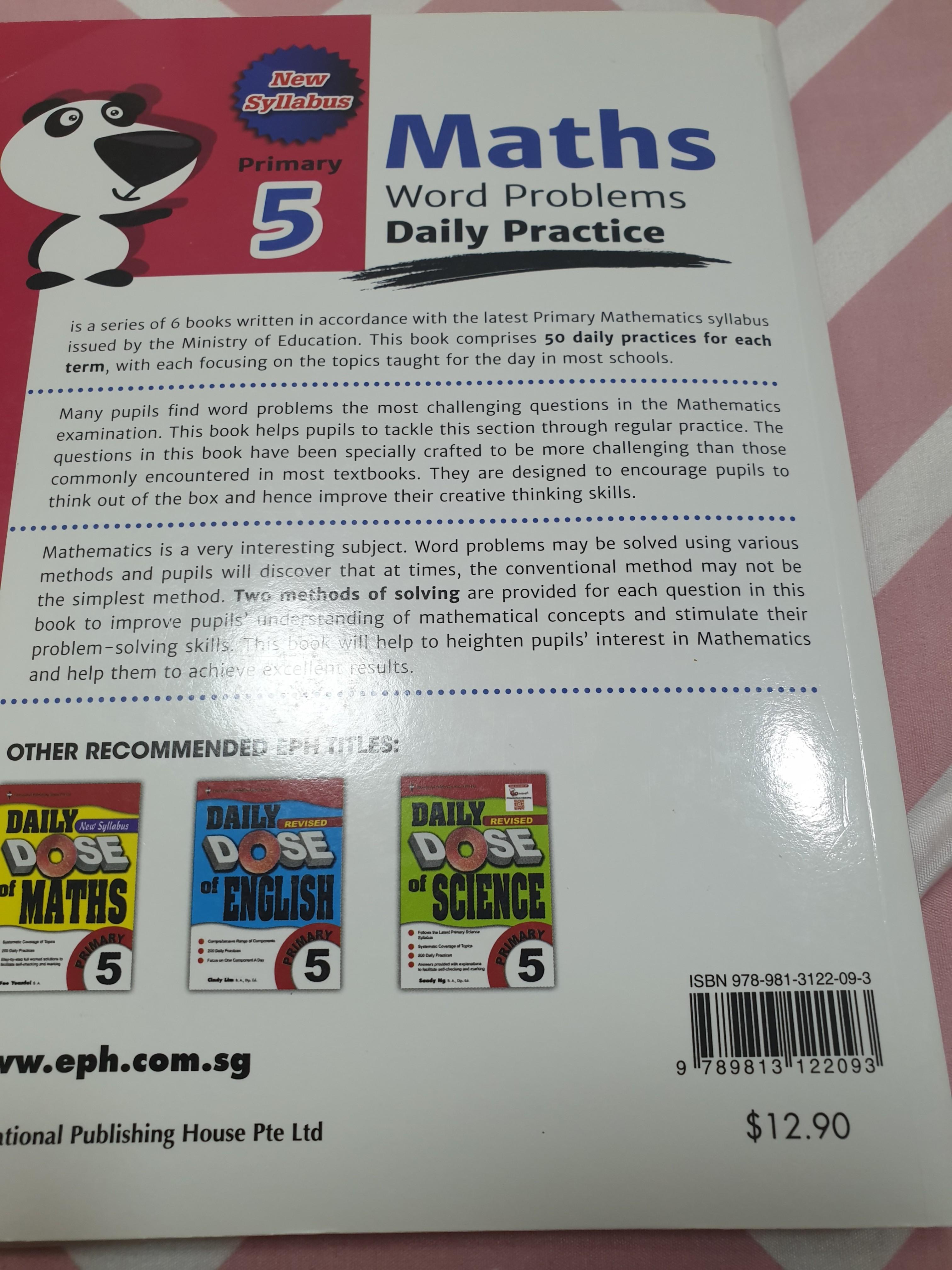 PRIMARY 5 MATH WORD PROBLEM, Hobbies & Toys, Books & Magazines ...