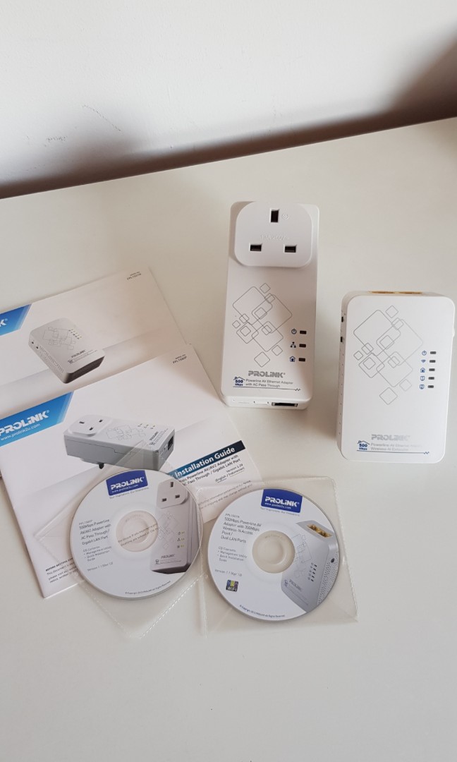 Prolink Powerline AV/AV2 Adaptor and Wireless-N Access Point, Computers ...