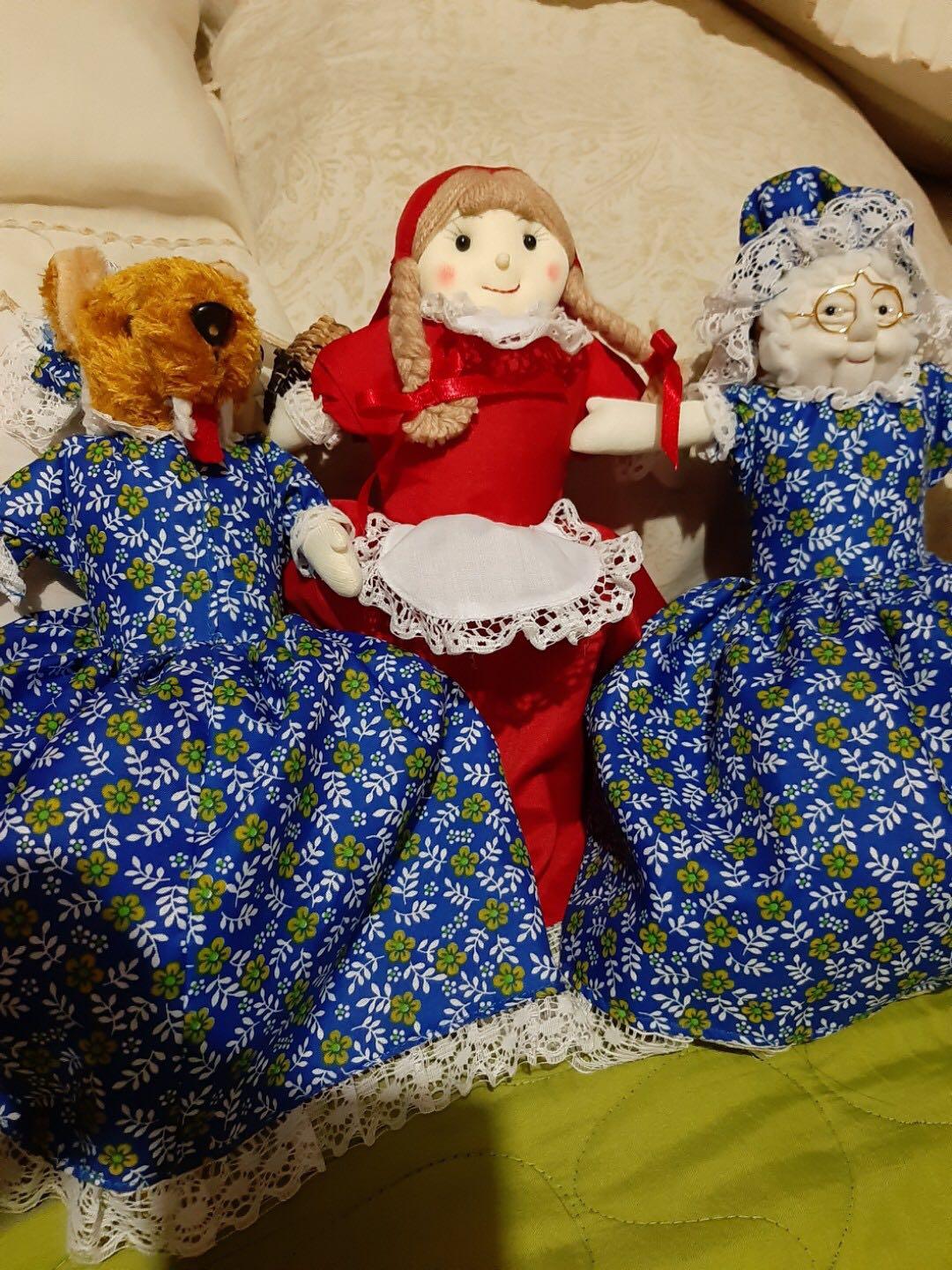 Reversible Little Red Riding Hood Doll, Babies & Kids, Infant Playtime ...