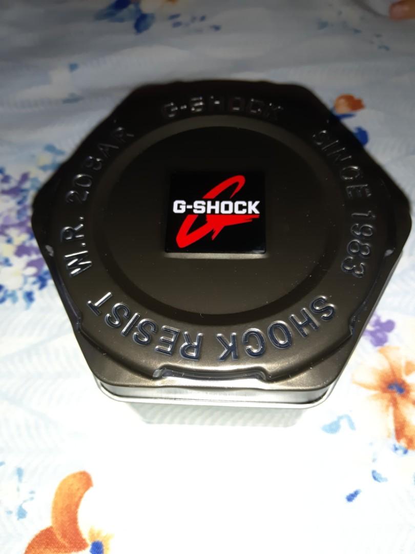 Tin can for Gshock watch, Luxury, Watches on Carousell