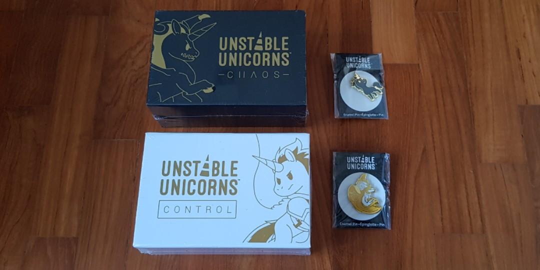 Unstable Unicorns Chaos+Control KS set, Hobbies & Toys, Toys & Games on ...