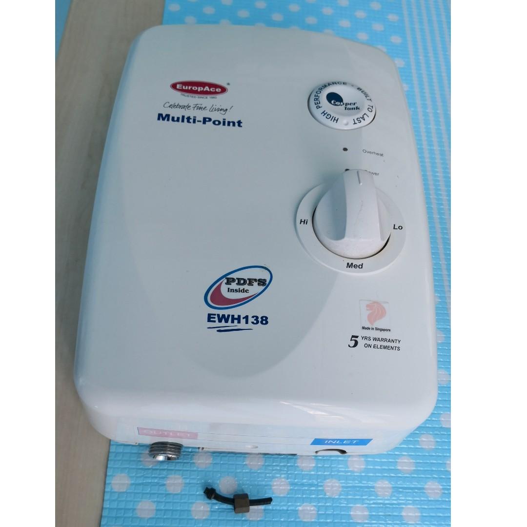 Used EuropAce EWH138 Multi-Point Instant Water Heater # ...