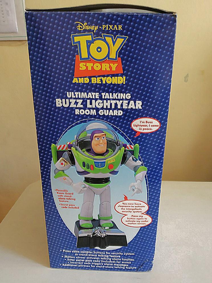 Vintage Ultimate Talking Buzz Lightyear Room Guard Collectors Toy Story ...