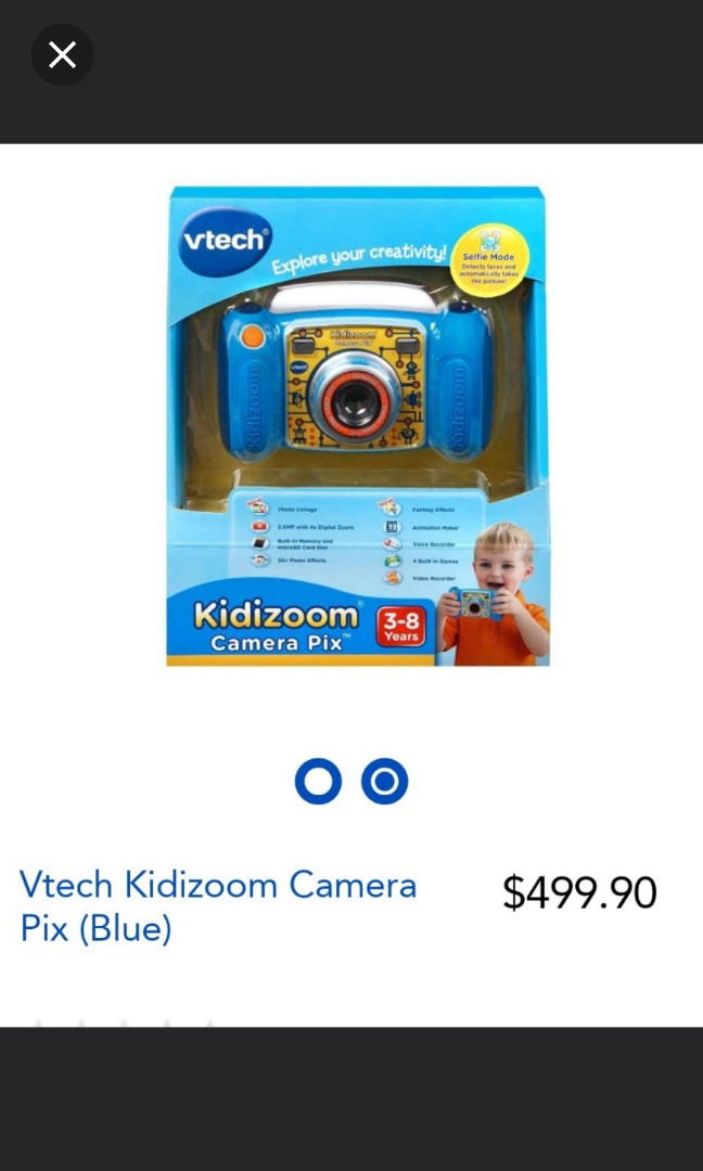 Vtech Kidizoom Camera Pix (Blue) 420 HKD Brand New - Never Open Toysrus ...