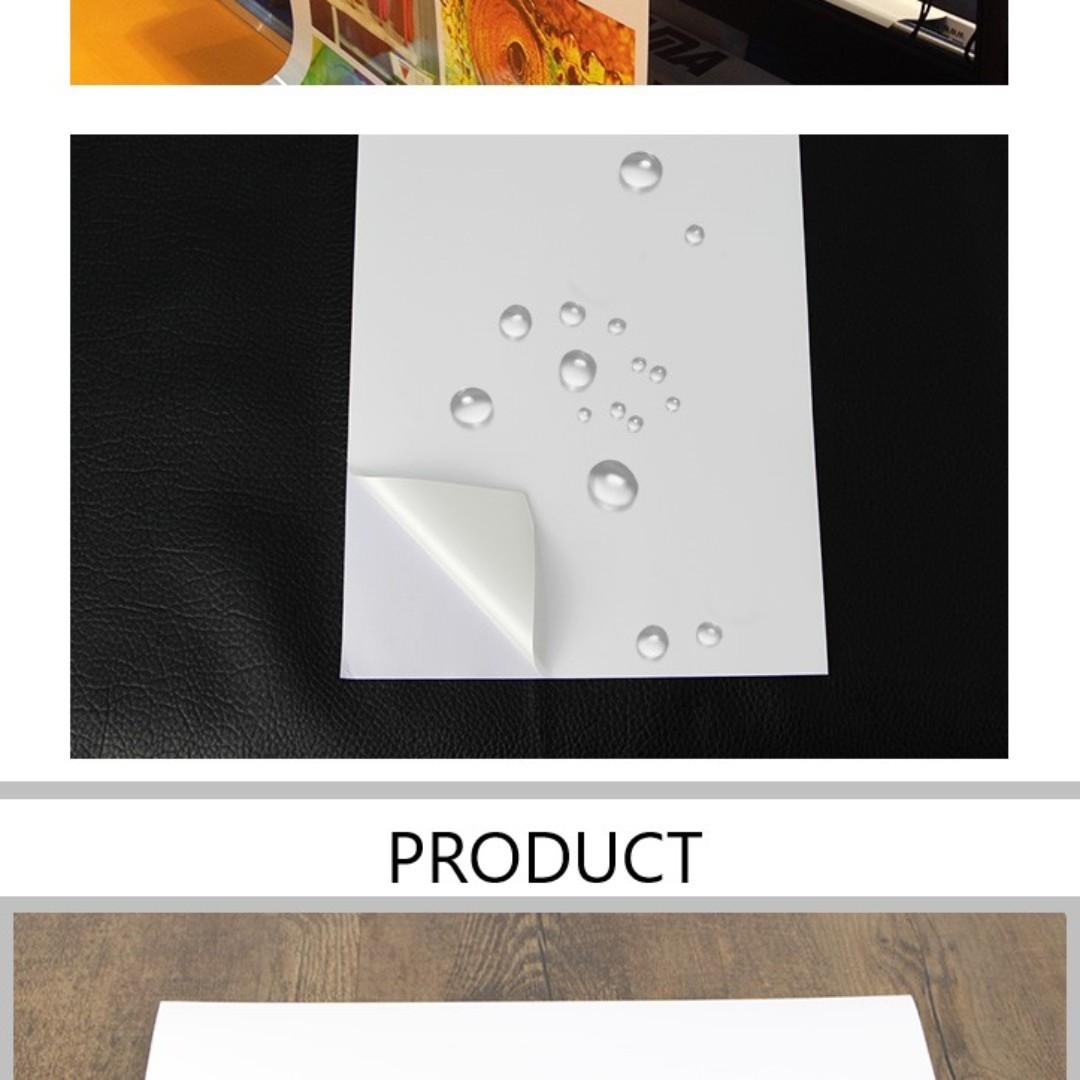 A4 Sticker Labels A4 Adhesive Paper WATERPROOF sticker labels for ...