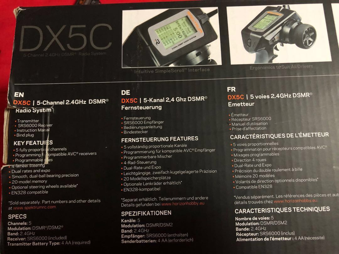 Controller [SPECTRUM DX5C], Sports Equipment, PMDs, E-Scooters & E ...