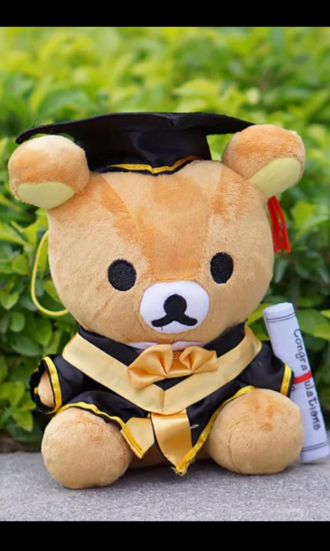 Graduation Rilakkuma Toy, Hobbies & Toys, Stationery & Craft, Flowers ...