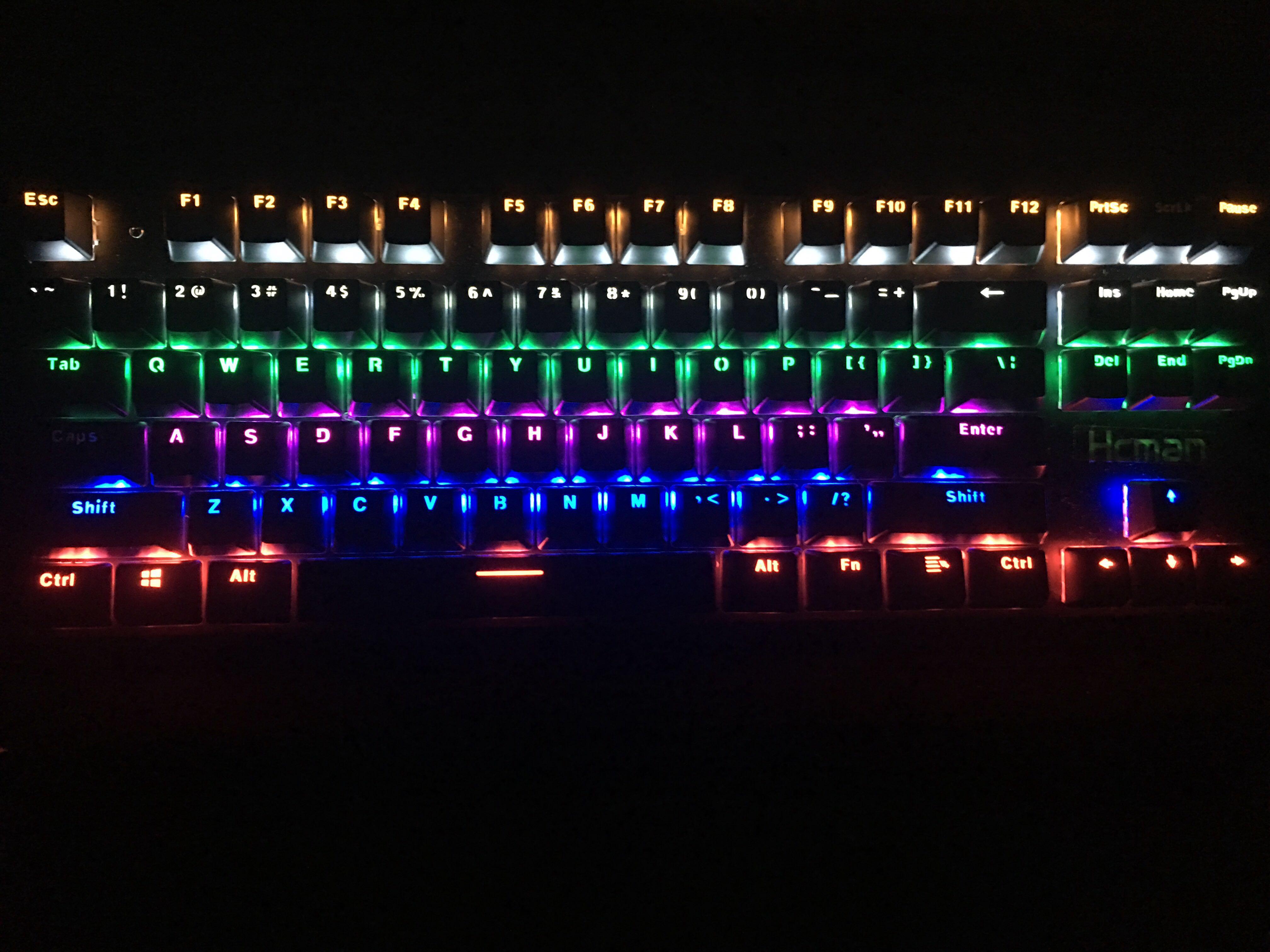 Hcman Light Keyboard, Computers & Tech, Parts & Accessories, Computer ...