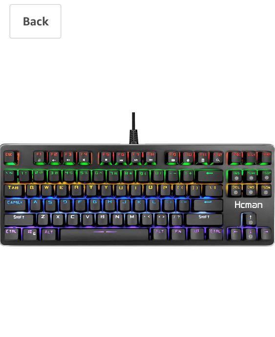 Hcman Light Keyboard, Computers & Tech, Parts & Accessories, Computer ...