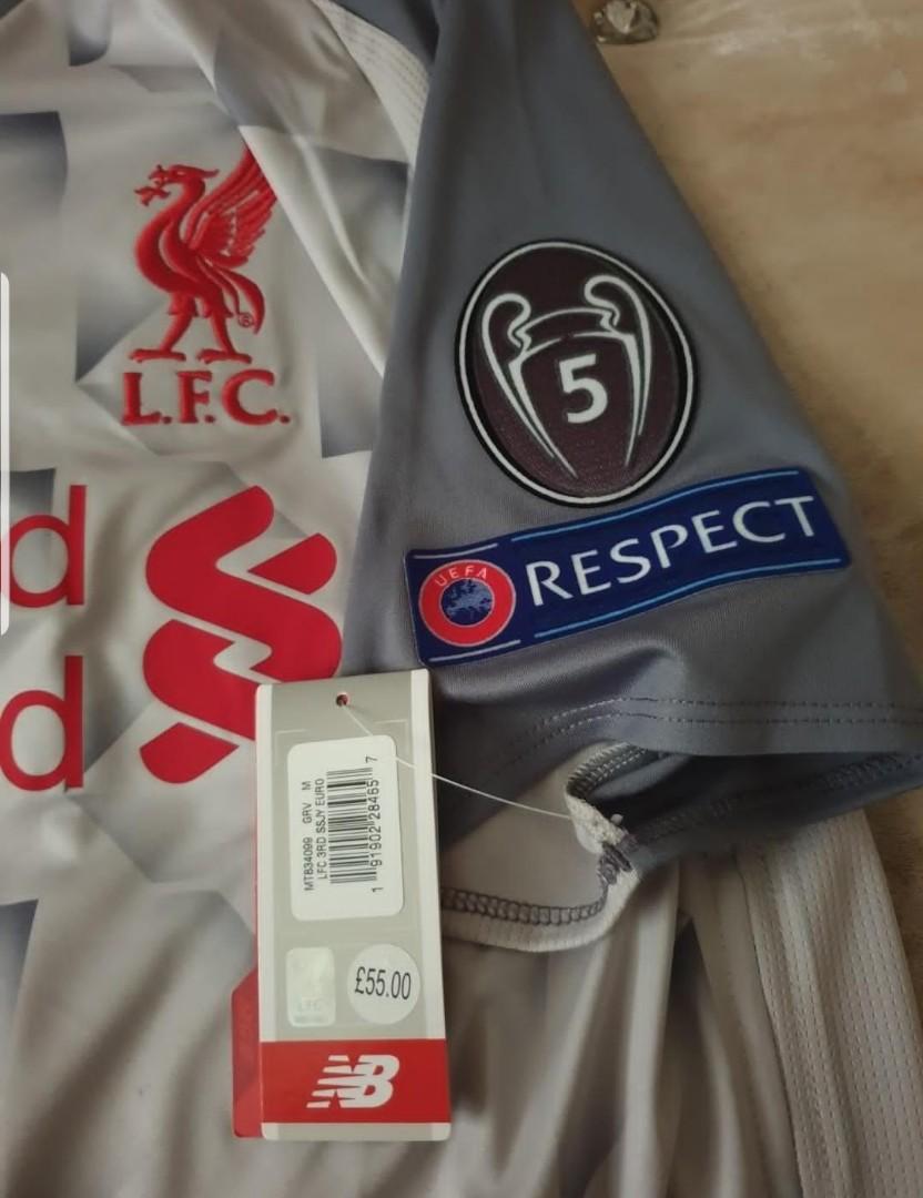 Liverpool Champions League Edition 3rd Kit Season 18/19 (Authentic ...