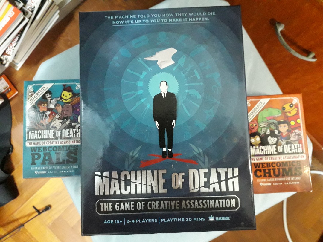 Machine Of Death + 2 expansions, Hobbies & Toys, Toys & Games on Carousell