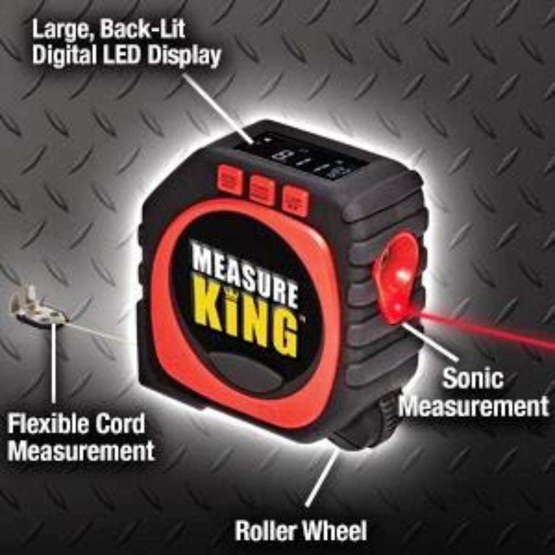 Measure King 3-In-1 Digital Tape Measure String Mode Sonic Mode And ...