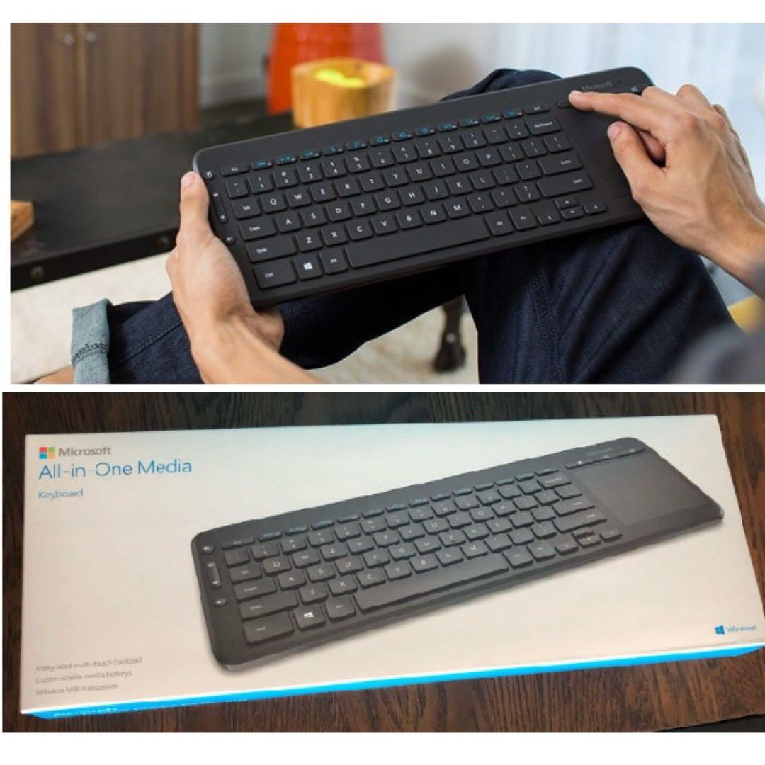 Microsoft All-in-One Media Keyboard, Computers & Tech, Parts ...