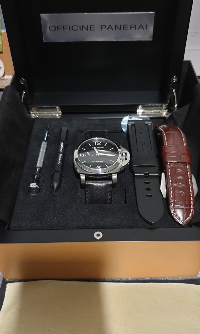 PANERAI LUMINOR GMT PAM 320, Luxury, Watches on Carousell