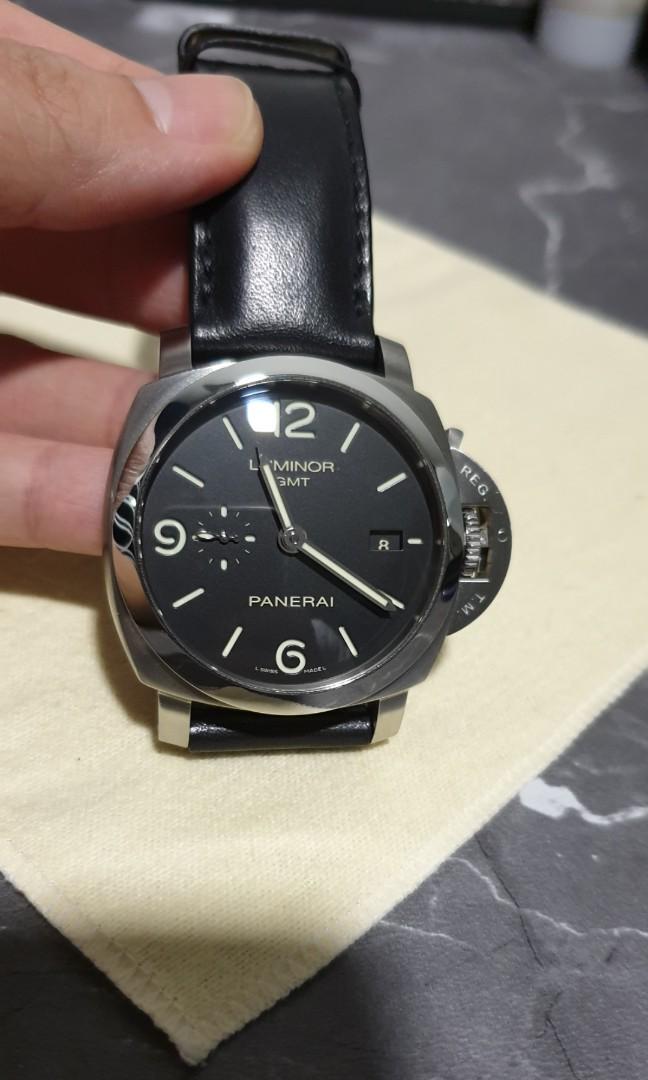 PANERAI LUMINOR GMT PAM 320, Luxury, Watches on Carousell