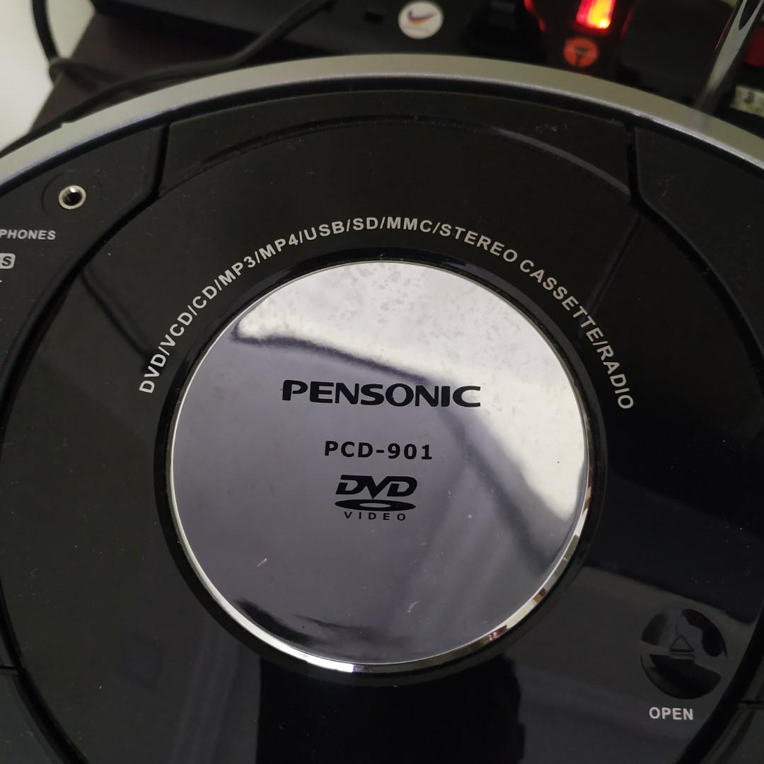Pensonic PCD-901 Cassette & Disc Player, Audio, Portable Music Players ...