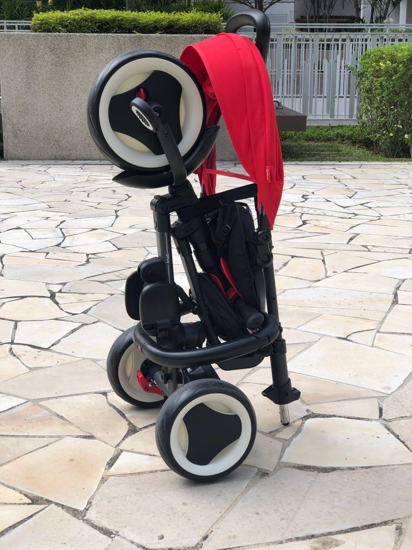 Q Play Rito Foldable 4-in-1 Baby Trike for 10 months to 3 years # ...