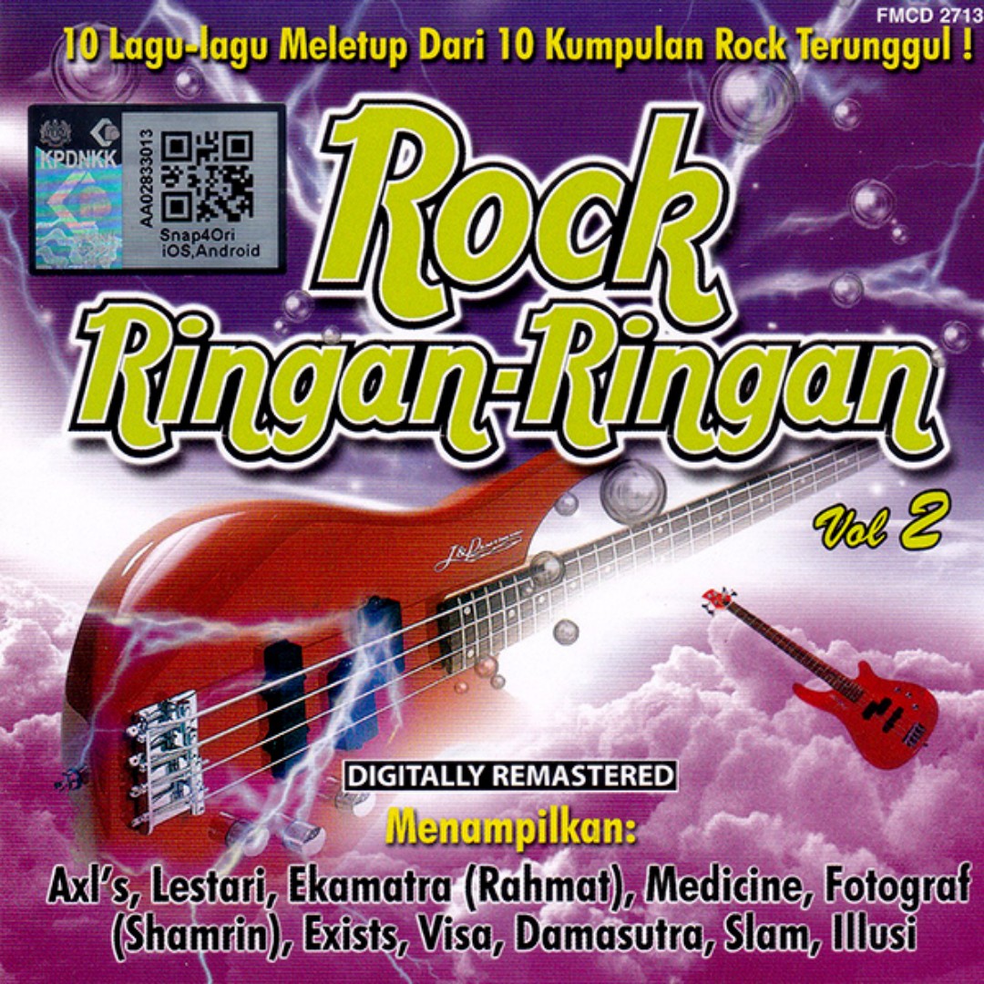 Rock Ringan-Ringan Vol.2 CD Digital Remastered AXL's Lestari Ekamatra Medicine Fotograf Exists ...