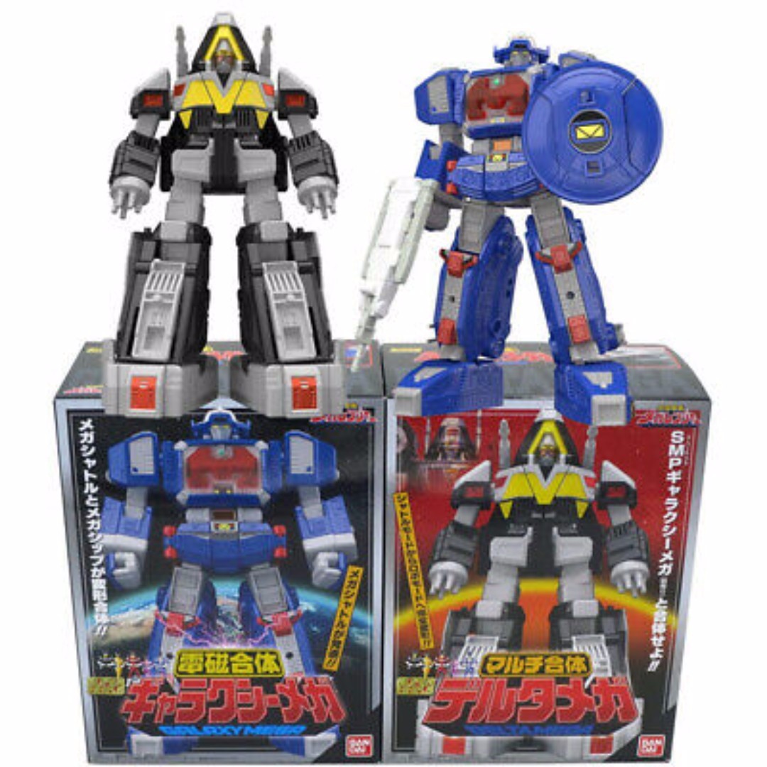 Super Sentai Megaranger Super Minipla Galaxy Mega & Delta Mega Set ...