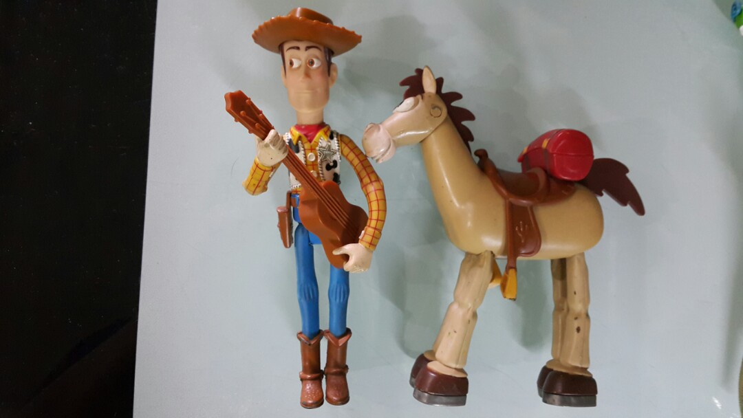 Toy story woody & bullseye, Hobbies & Toys, Toys & Games on Carousell