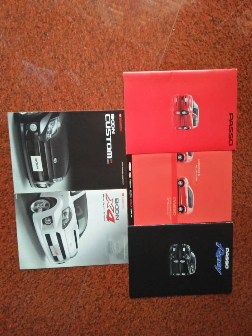 Toyota passo Daihatsu boon catalogue, Auto Accessories on Carousell