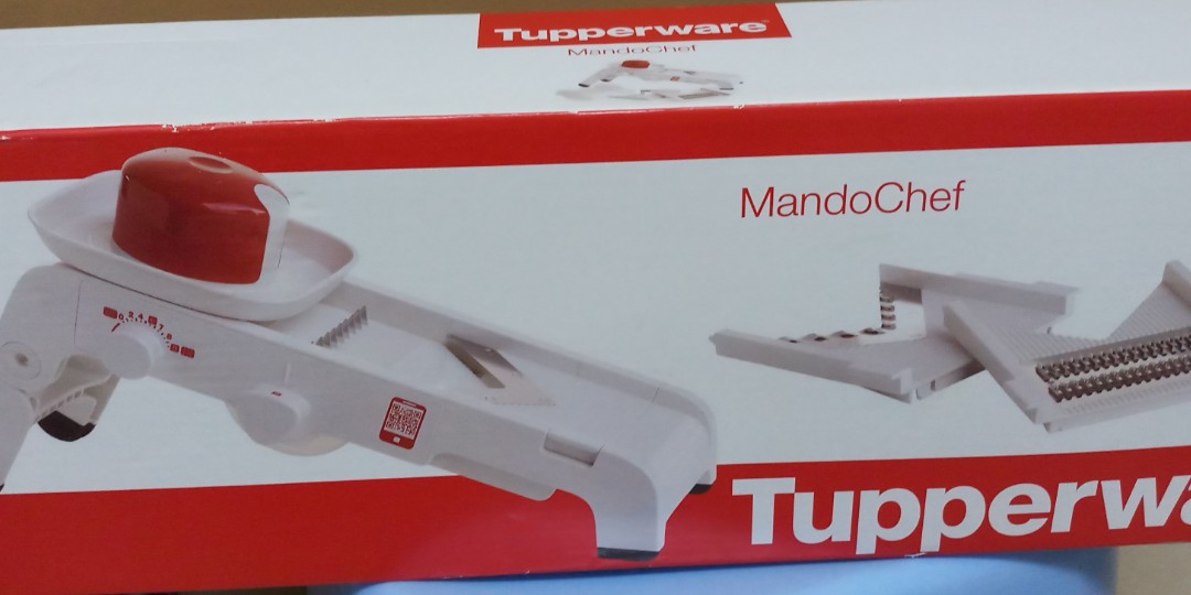 Tupperware MandoChef NEW - Mandoline Slicer, Furniture & Home Living ...