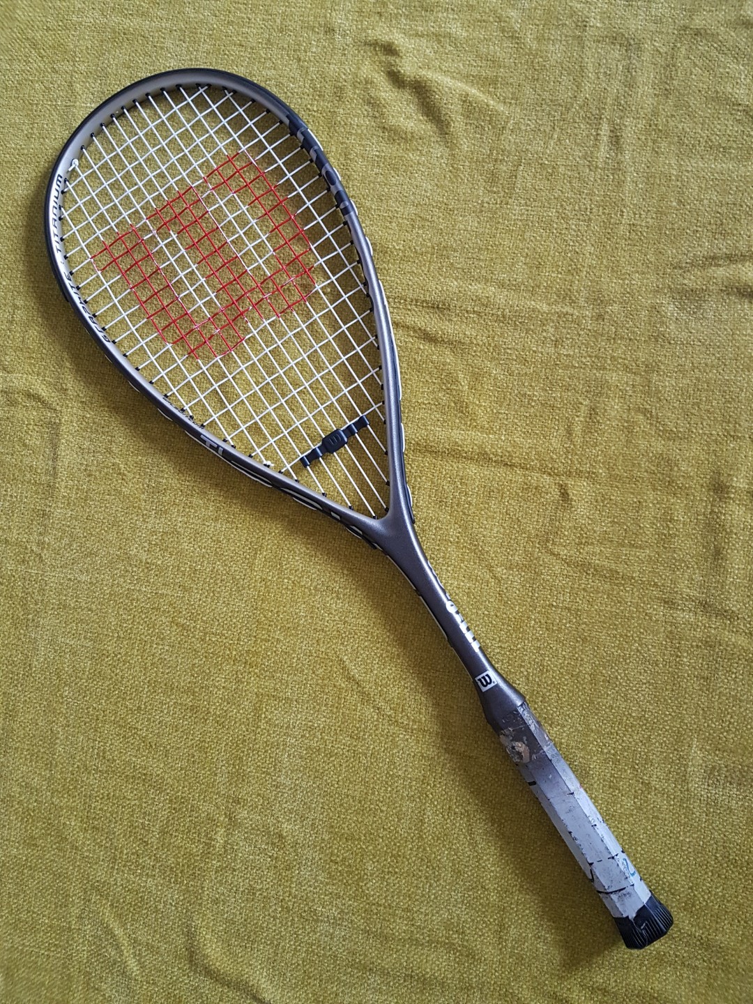 Wilson Titanium Power Squash Racket, Sports Equipment, Sports & Games ...