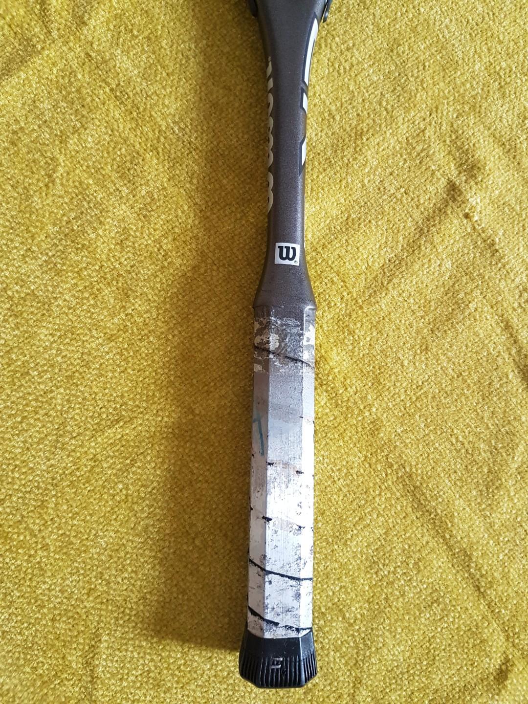 Wilson Titanium Power Squash Racket, Sports Equipment, Sports & Games ...