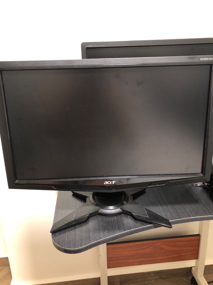 Acer G195HQV 18.5’ Monitor, Computers & Tech, Parts & Accessories ...