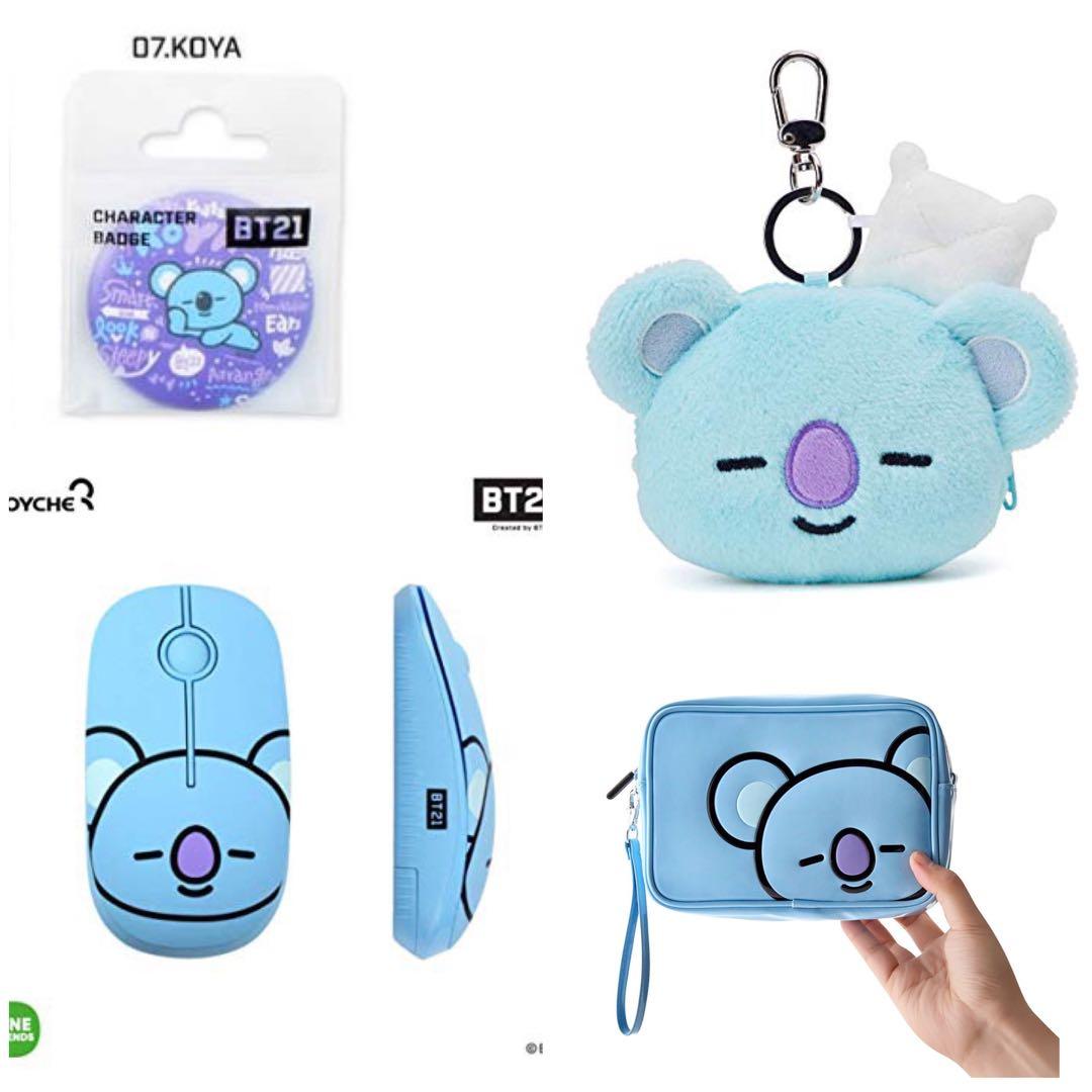 BT21 Koya Set, Hobbies & Toys, Memorabilia & Collectibles, Fan Merchandise on Carousell
