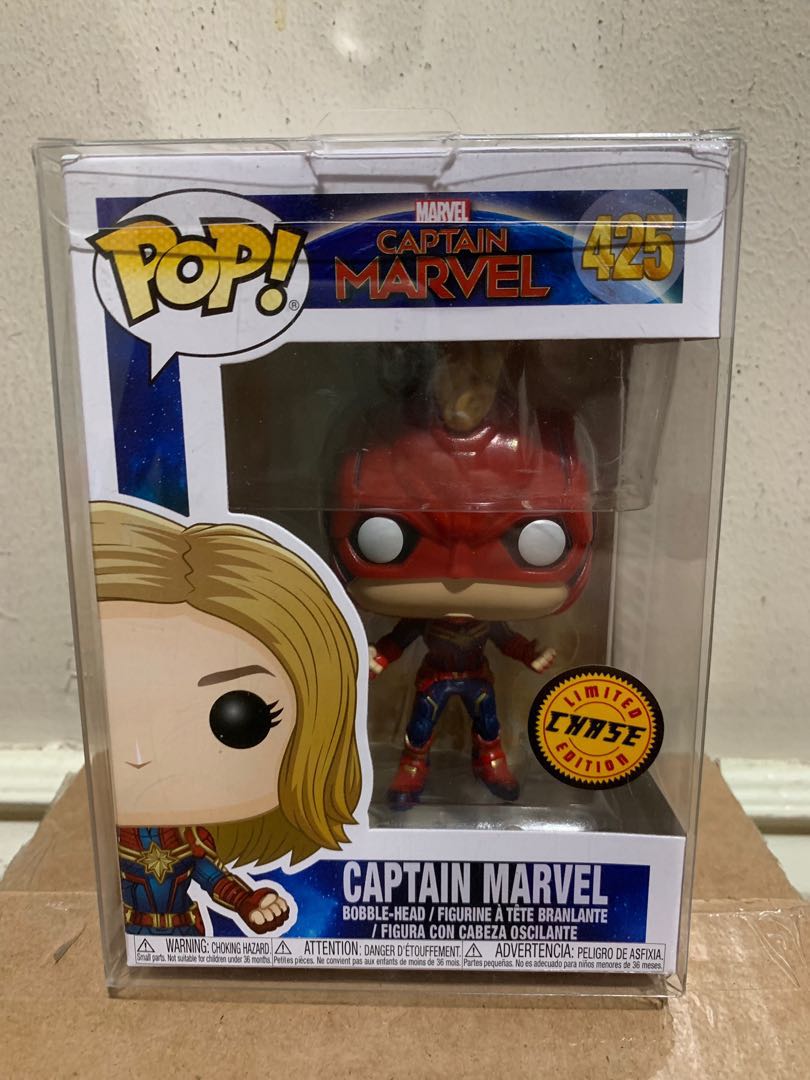 Captain Marvel Chase Funko Pop, Hobbies & Toys, Toys & Games on Carousell