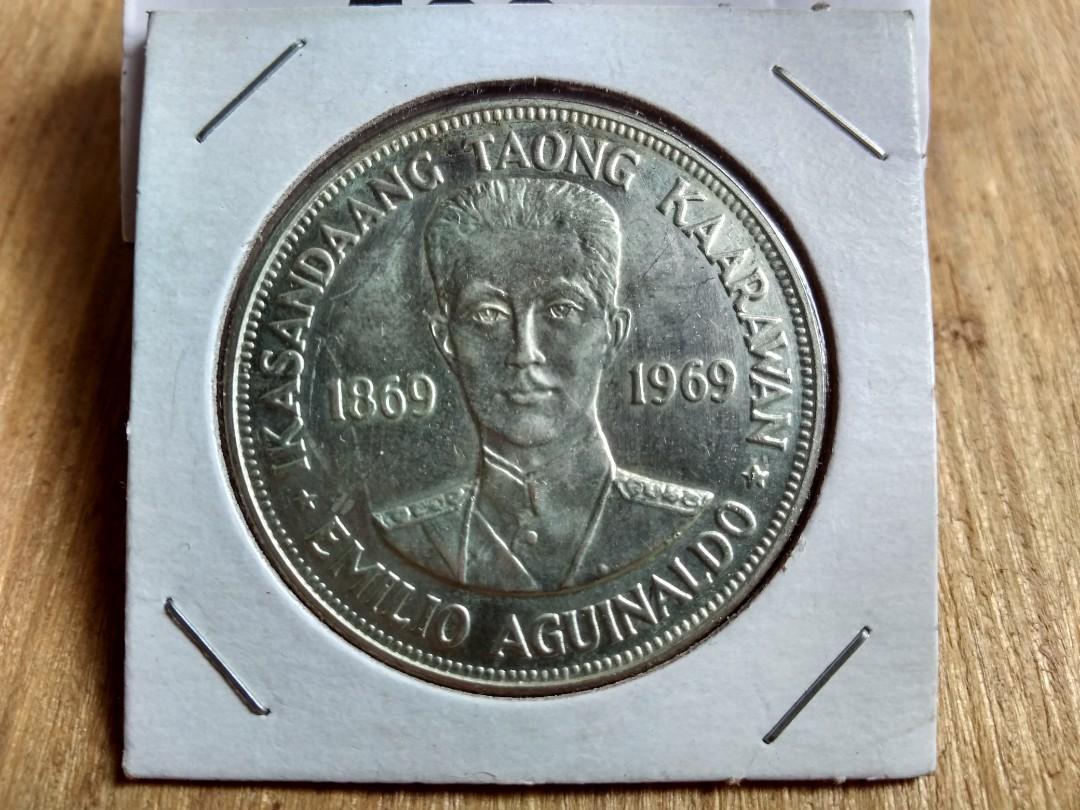 commemorative silver one peso coins jose rizal mabini andres emilio and ...